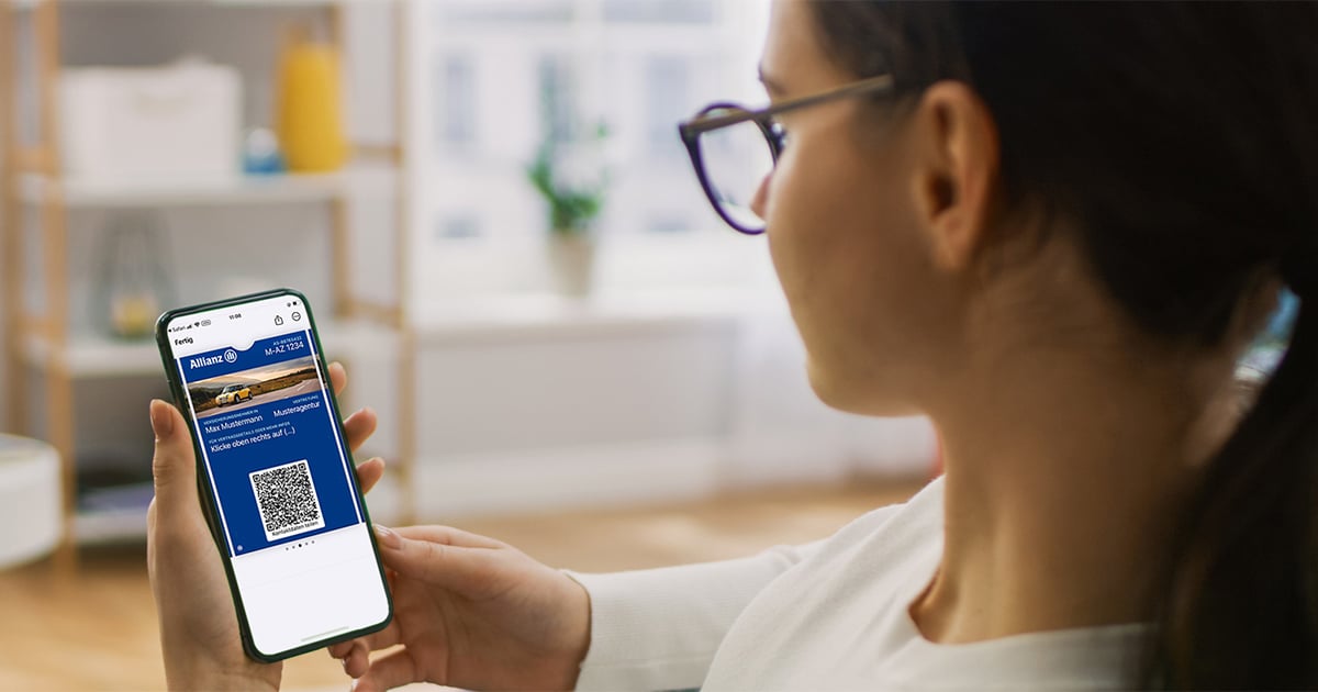 Digitale Versicherungskarte – für Ihre Wallet-App | Allianz