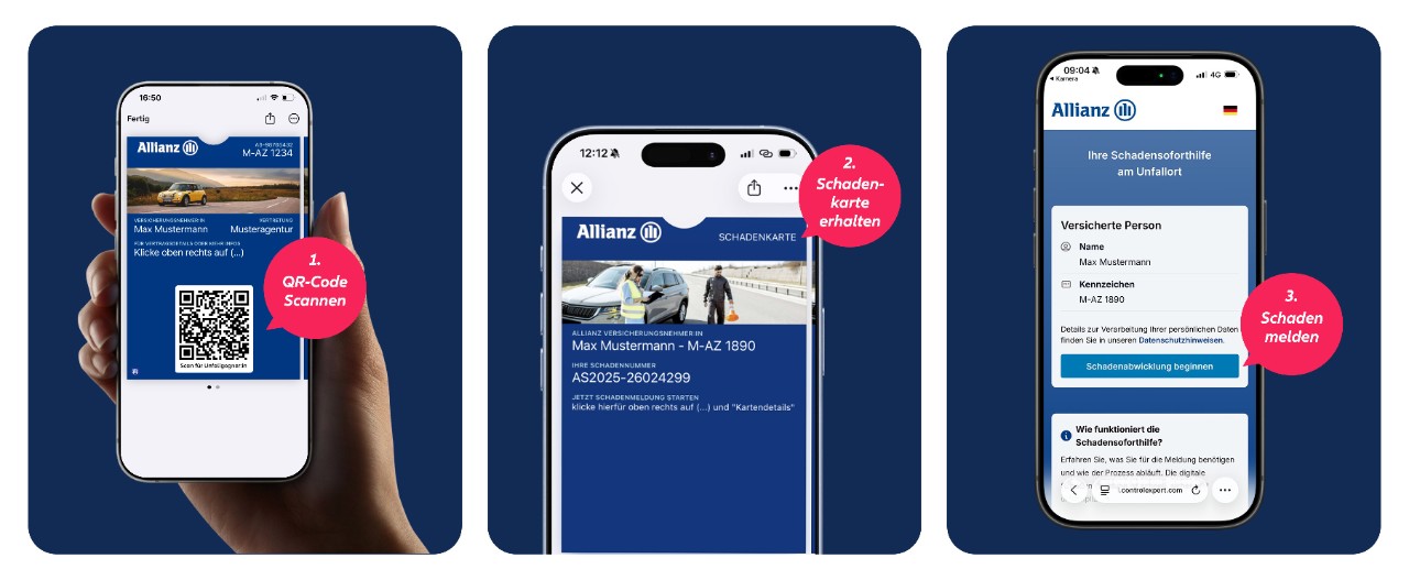 Digitale Versicherungskarte – für Ihre Wallet-App | Allianz